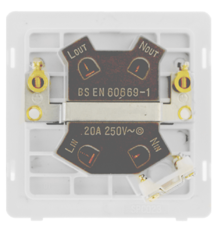 Click Definity Grey 20A Double Pole Ingot Switch with Optional Flex ...