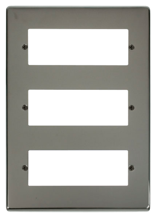 Click Deco Victorian Black Nickel 3 Tier 18 Aperture Unfurnished ...