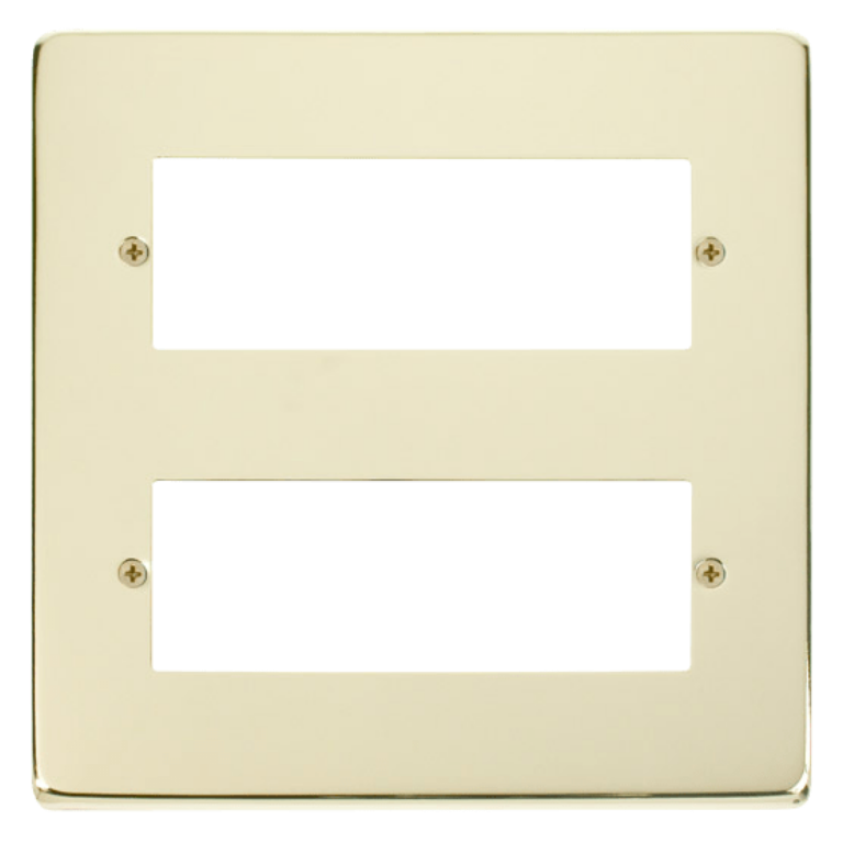 Click Deco Victorian Polished Brass 2 Tier 12 Aperture Unfurnished ...