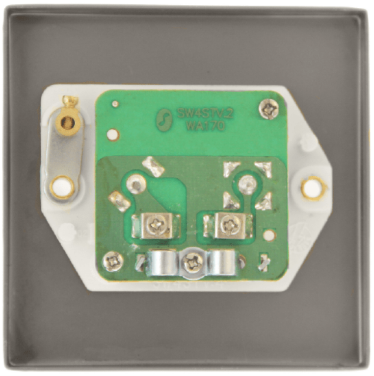 Click Deco Victorian Matt Black 2 Gang Non-Isolated Satellite and Non ...