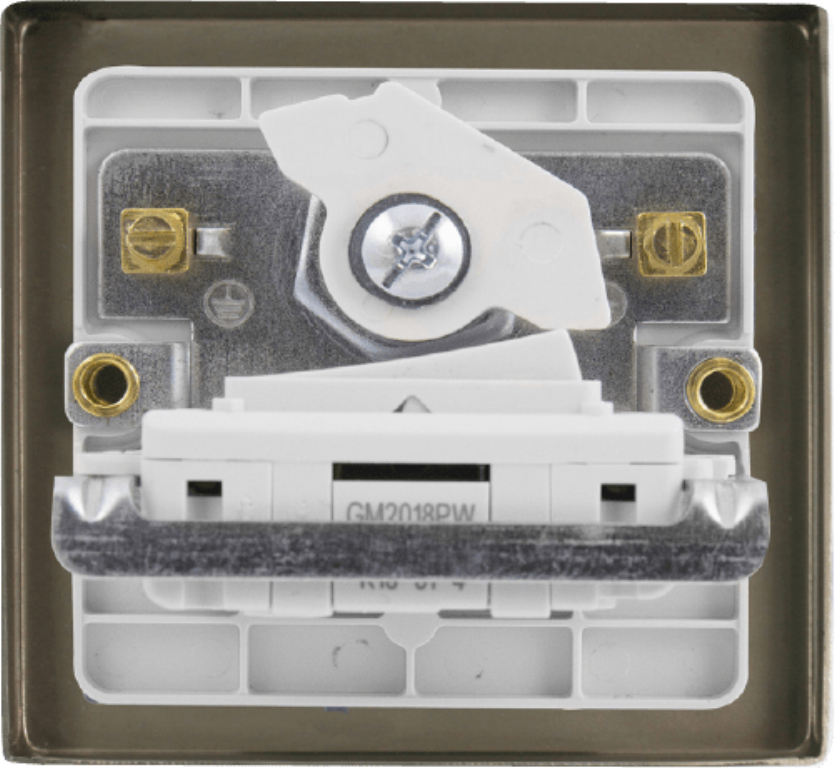 Click Deco Victorian Matt Black 1 Gang 20A Double Pole Key Lockable ...