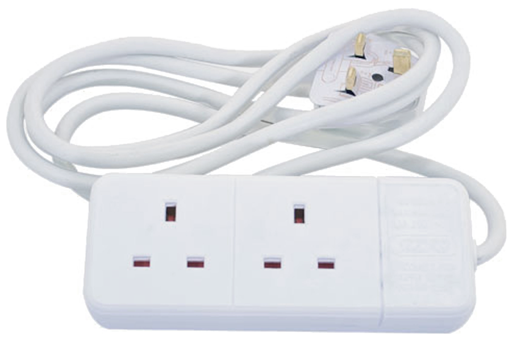 Selectric 3M 2 Gang 13A Extension Lead – Unswitched | UKES
