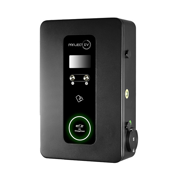 Project EV 22kW Pro Earth Wall Charger (EVA-22D-SE-W-C) | UKES