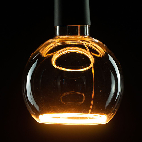 Segula Floating Line 4.5W 2200K Dimmable E27 Clear Globe 125 LED Bulb ...