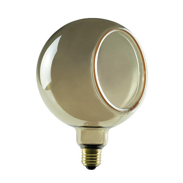 Segula Floating Line 6W 1900K Dimmable E27 Smokey Grey Globe 150 LED ...