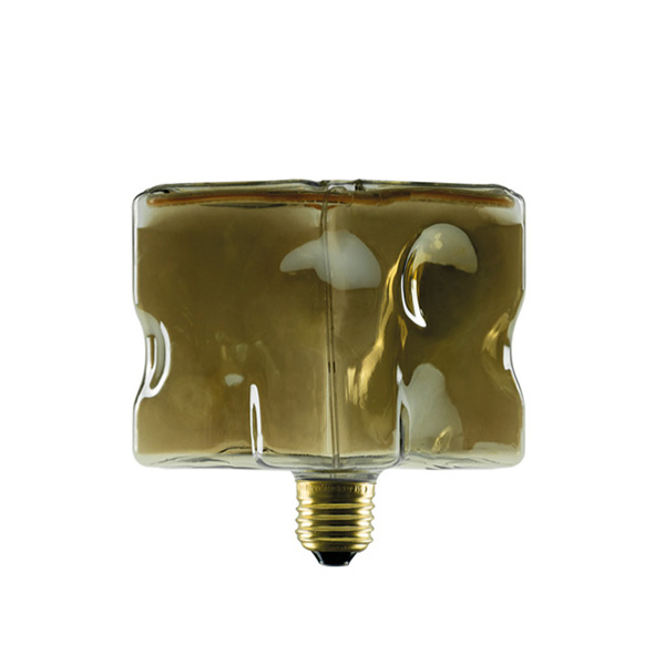 Segula Floating Line 6W 1900K Dimmable E27 Smokey Grey Ice Cube LED Bulb | UKES