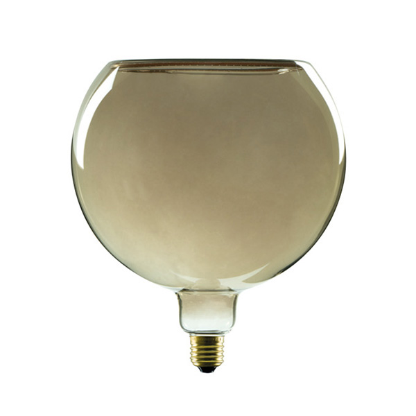 Segula Floating Line 6W 1900K Dimmable E27 Smokey Grey Globe 200 LED Bulb | UKES