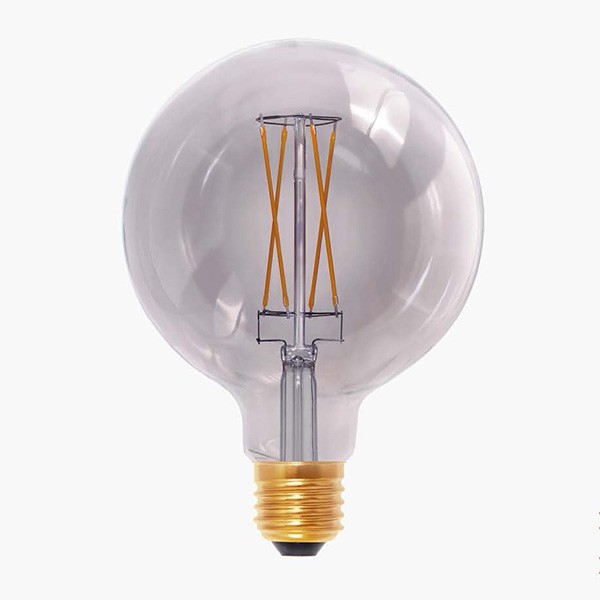 Segula Vintage Line 5W 1900K Dimmable E27 Smokey Grey Globe 80 LED Bulb ...