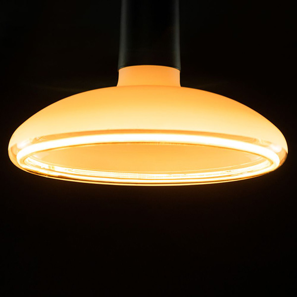 Segula Floating Line 6W 1900K Dimmable E27 Milky Frosted Reflector R200 ...