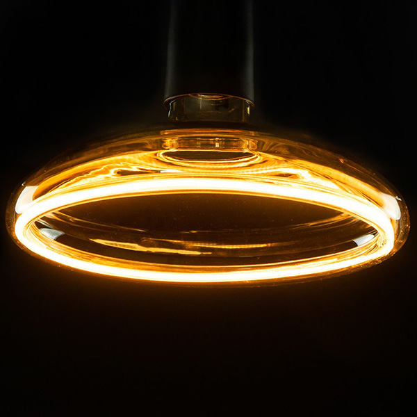 Segula Floating Line 6W 1900K Dimmable E27 Smokey Grey Reflector R200 LED Bulb | UKES