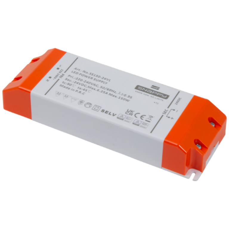 Ansell Lighting AD150/24V 150W 24V IP20 Non-Dimmable LED Driver | UKES