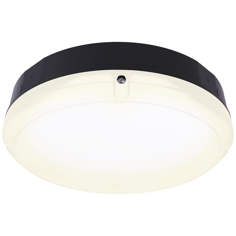 Ansell Lighting Delta 1 7W CCT Selectable Black LED Bulkhead | UKES