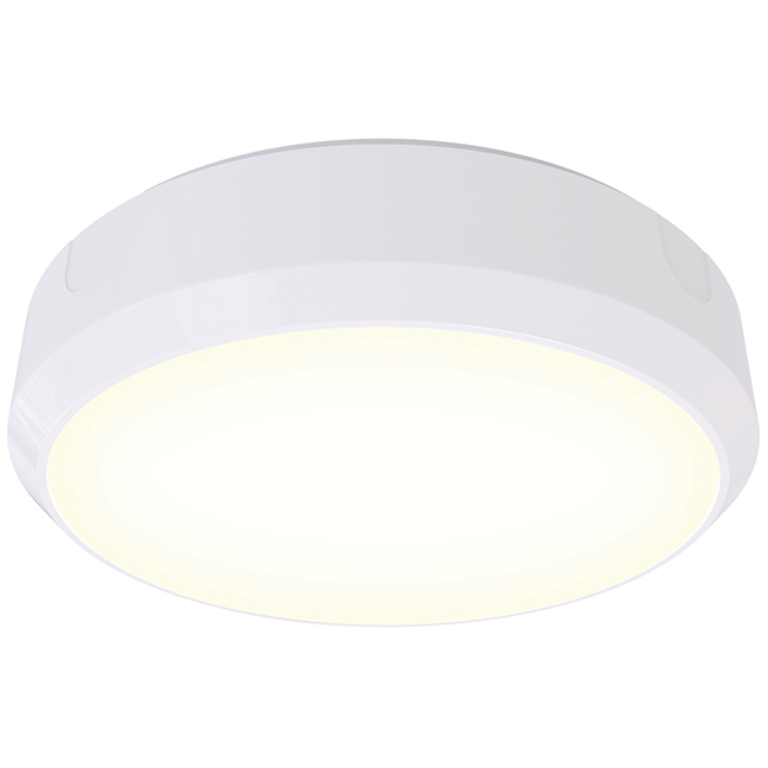 Ansell Lighting Delta 2 13W CCT Selectable White LED Bulkhead ...