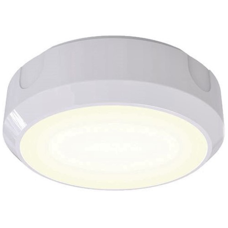 Ansell Lighting Delta 2 13W CCT Selectable White LED Bulkhead ...
