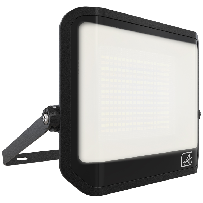 Ansell Lighting Telic 50W CCT Selectable Black LED Floodlight | UKES