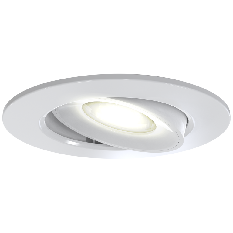 Ansell Lighting Ergo Eco 5W 6500K White Gimbal LED Downlight | UKES