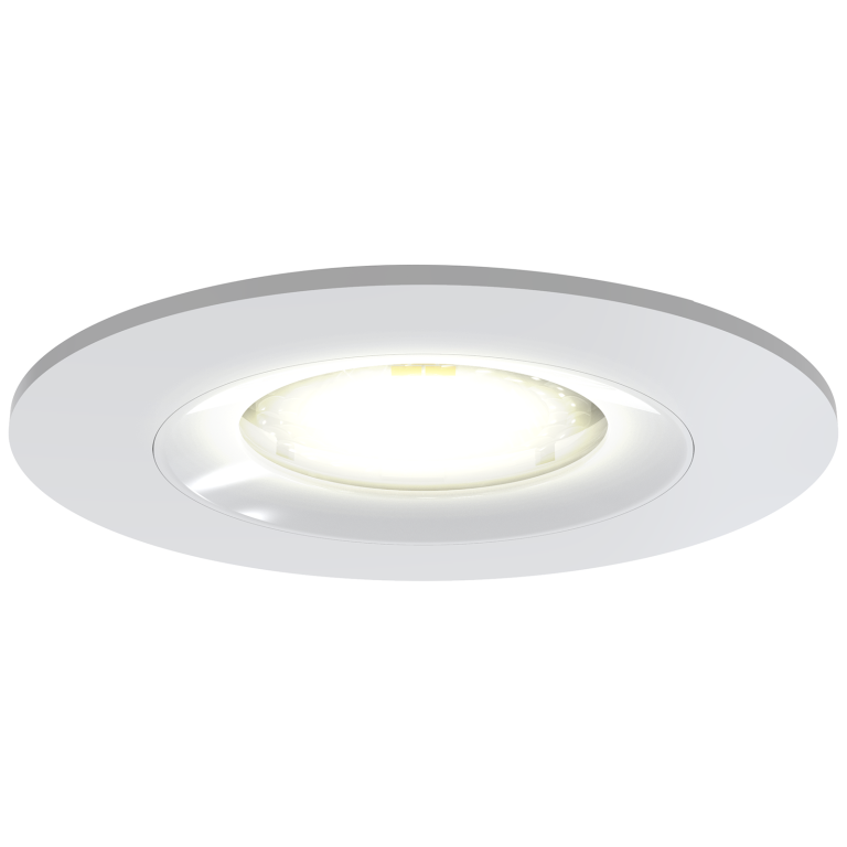 Ansell Lighting Ergo Eco 5W 3000K White Fixed LED Downlight | UKES