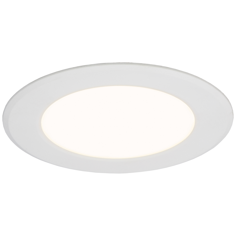 Ansell Lighting Lodi Slim 8W 3000K White LED Downlight | UKES