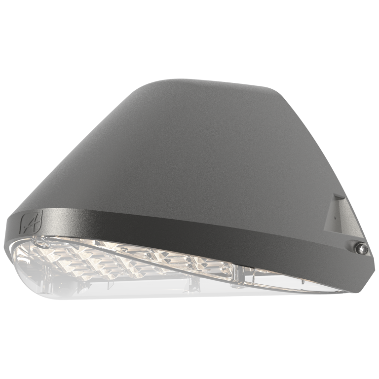 Ansell Lighting Wolf Multi-Wattage CCT Selectable Silver Grey LED ...