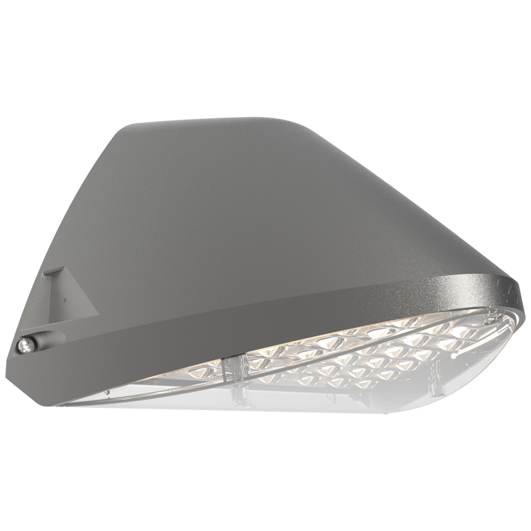 Ansell Lighting OCTO Wolf Multi-Wattage CCT Selectable Silver Grey LED ...