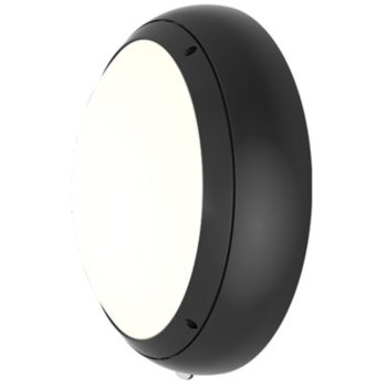 Ansell Lighting Vision Mini 9W 4000K Graphite LED Bulkhead - PIR Sensor ...