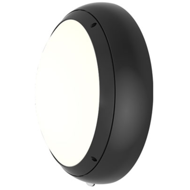 Ansell Lighting Vision Mini 9W 4000K Graphite LED Bulkhead - PIR Sensor ...