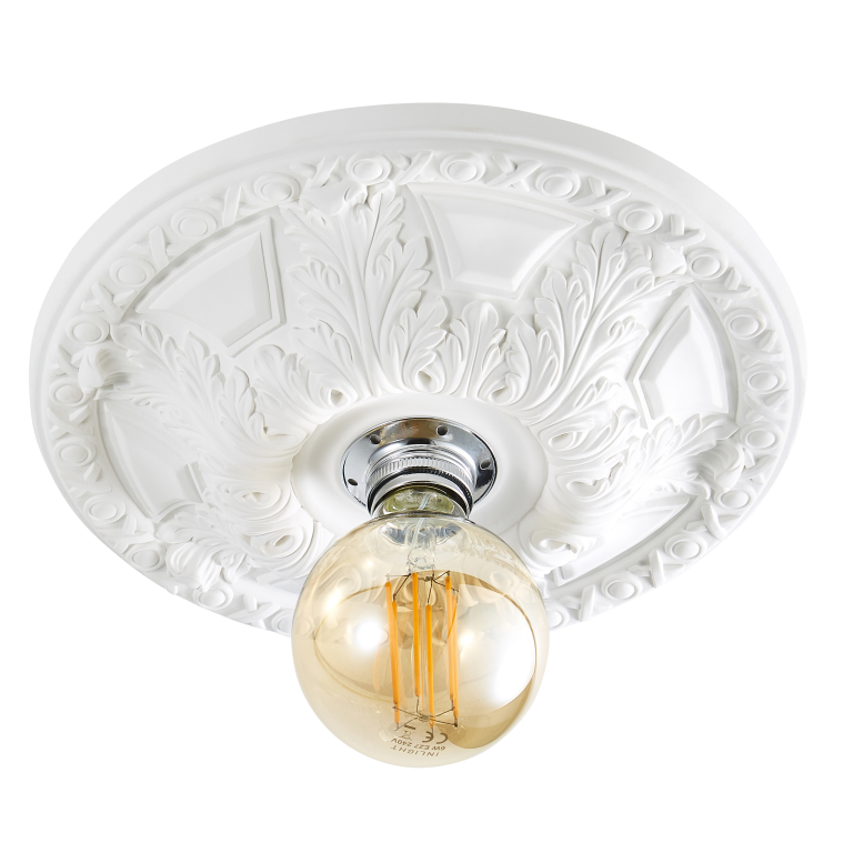 Forum Lighting INL-37215 Downlight, Motril Plaster E27 Ceiling Med Surf ...