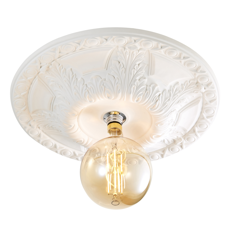 Forum Lighting INL-37216 Downlight, Motril Plaster E27 Ceiling Lge Surf ...