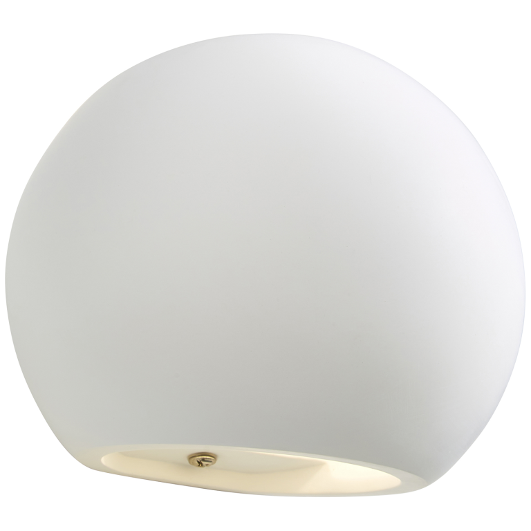 Forum Lighting INL-37222 Wall Light, Martos Round Up & Down Plaster | UKES