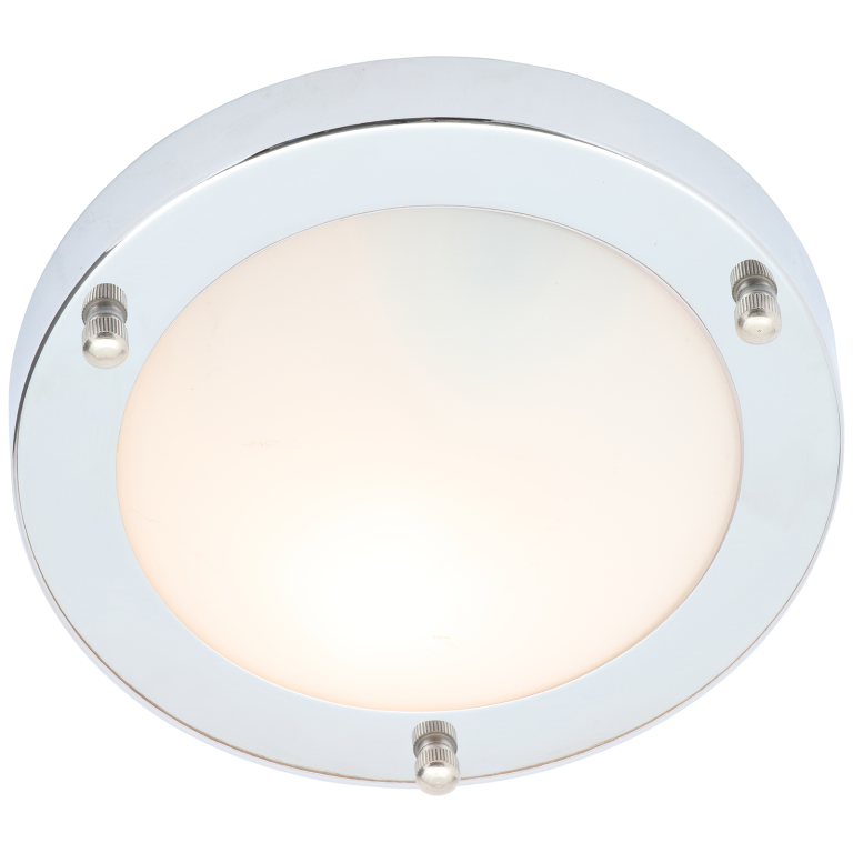 Forum Lighting SPA-34046-CHR Ceiling Light, Delphi LED Flush, 4000K c/w ...