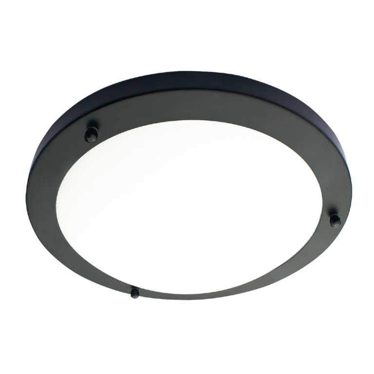 Forum Lighting SPA-34046-SBLK Ceiling Light, Delphi LED Flush, 4000K c ...