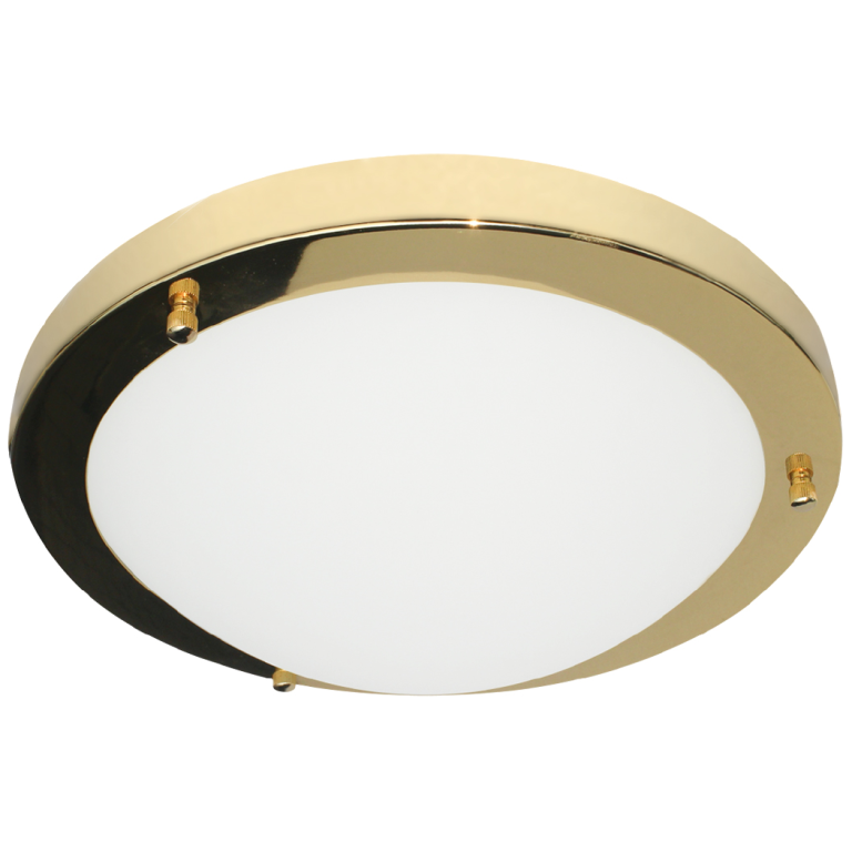 Forum Lighting SPA-34047-BRS Ceiling Light, Delphi LED Flush, 4000K c/w ...