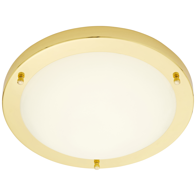 Forum Lighting SPA-34047-BRS Ceiling Light, Delphi LED Flush, 4000K c/w ...