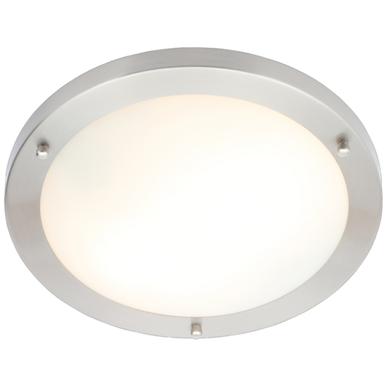 Forum Lighting SPA-34050-CHR Ceiling Light, Delphi E27 Flush, 4000K c/w ...