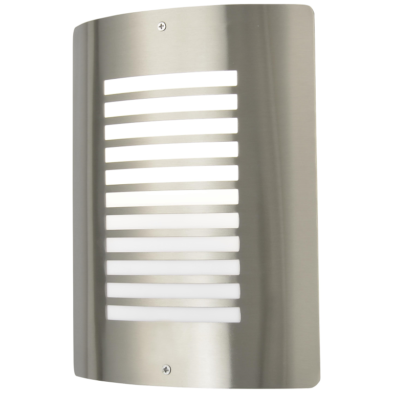 Forum Lighting ZN-25340-SST Wall Light, Sigma Slatted Panel E27 IP44 | UKES