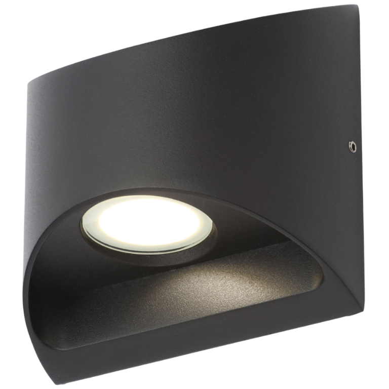 Forum Lighting ZN-29993-BLK Wall Light, Manu LED 4000K Up/Down E27 | UKES