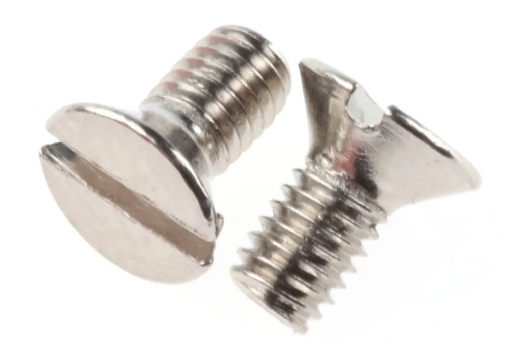 Knightsbridge 100 Pack of M3x6mm Grid Faceplate Screw - Nickel Plated ...