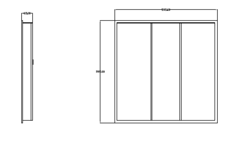 Knightsbridge 595x595 23W/33W CCT Adjustable Troffer LED Panel - Self ...