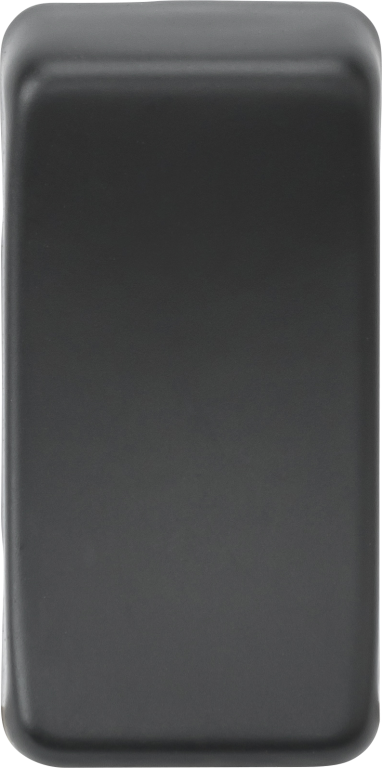 Knightsbridge Grid Anthracite Module Rocker Switch Cover - Unmarked | UKES