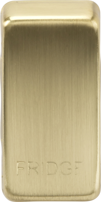 Knightsbridge Grid Brushed Brass Module Rocker Switch Cover Marked ...