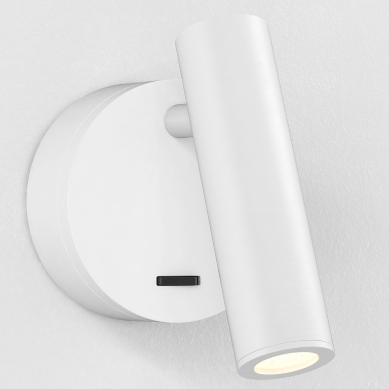 Astro Enna Surface Matt White LED Wall Light | UKES