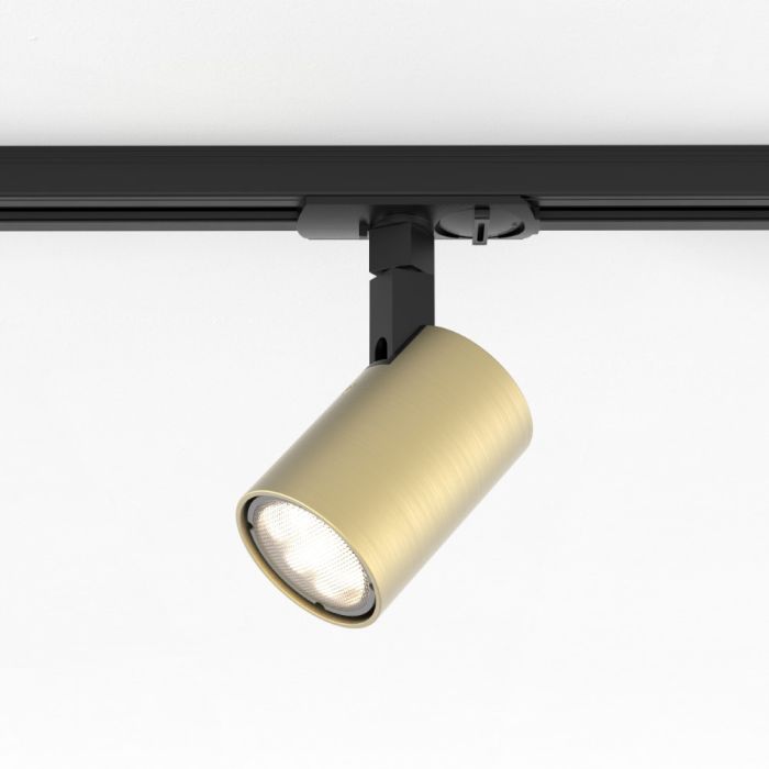 Astro Ascoli Matt Gold Track Light | UKES