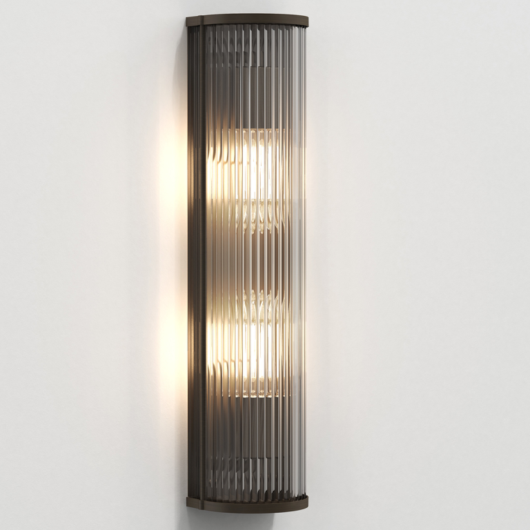 Astro Avignon Round 525 Bronze Wall Light | UKES