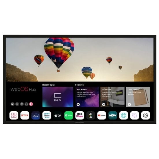 ProofVision Lifestyle Plus NX 65 Inch Outdoor TV | UKES