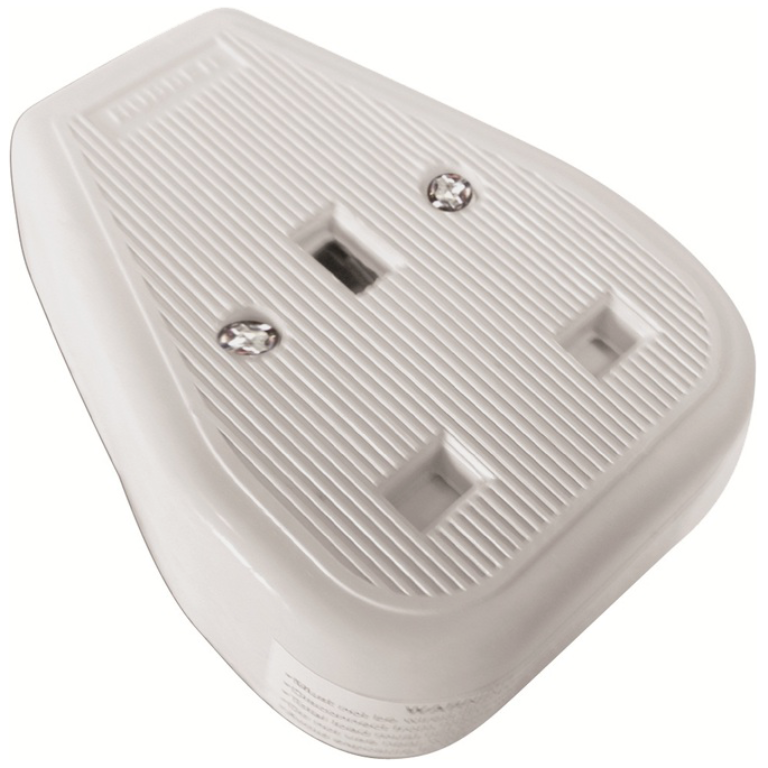 Selectric White 1 Gang 13A Heavy Duty Trailing Socket - Unswitched | UKES