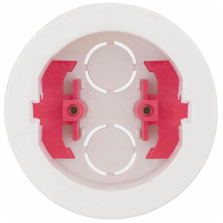 Selectric Square 1 Gang 35mm Round Dry Lining Box | UKES