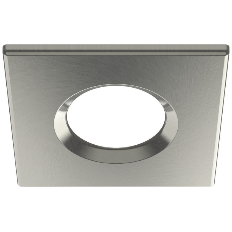 Selectric Square Satin Chrome Bezel for PushGlo Pro Fixed Downlights | UKES