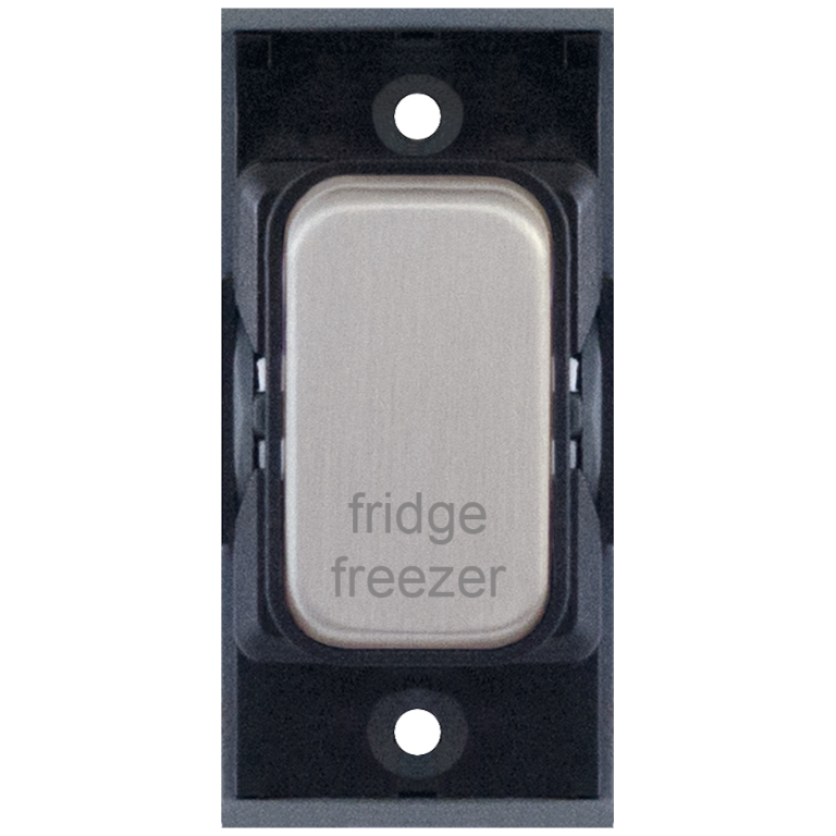 Selectric GRID360 Satin Chrome 20A Double Pole Switch Module Marked ...