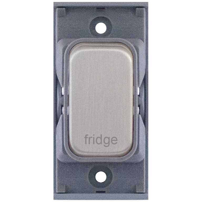 Selectric GRID360 Satin Chrome 20A Double Pole Switch Module Marked ...