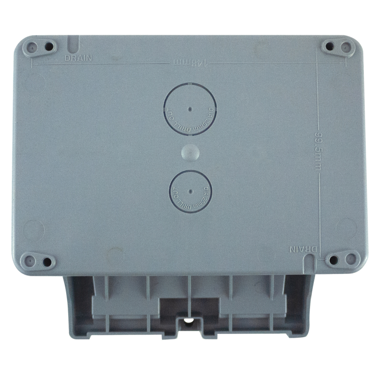 Selectric Seal IP66 Heavy Duty 2 Gang 13A Switched Socket Box | UKES